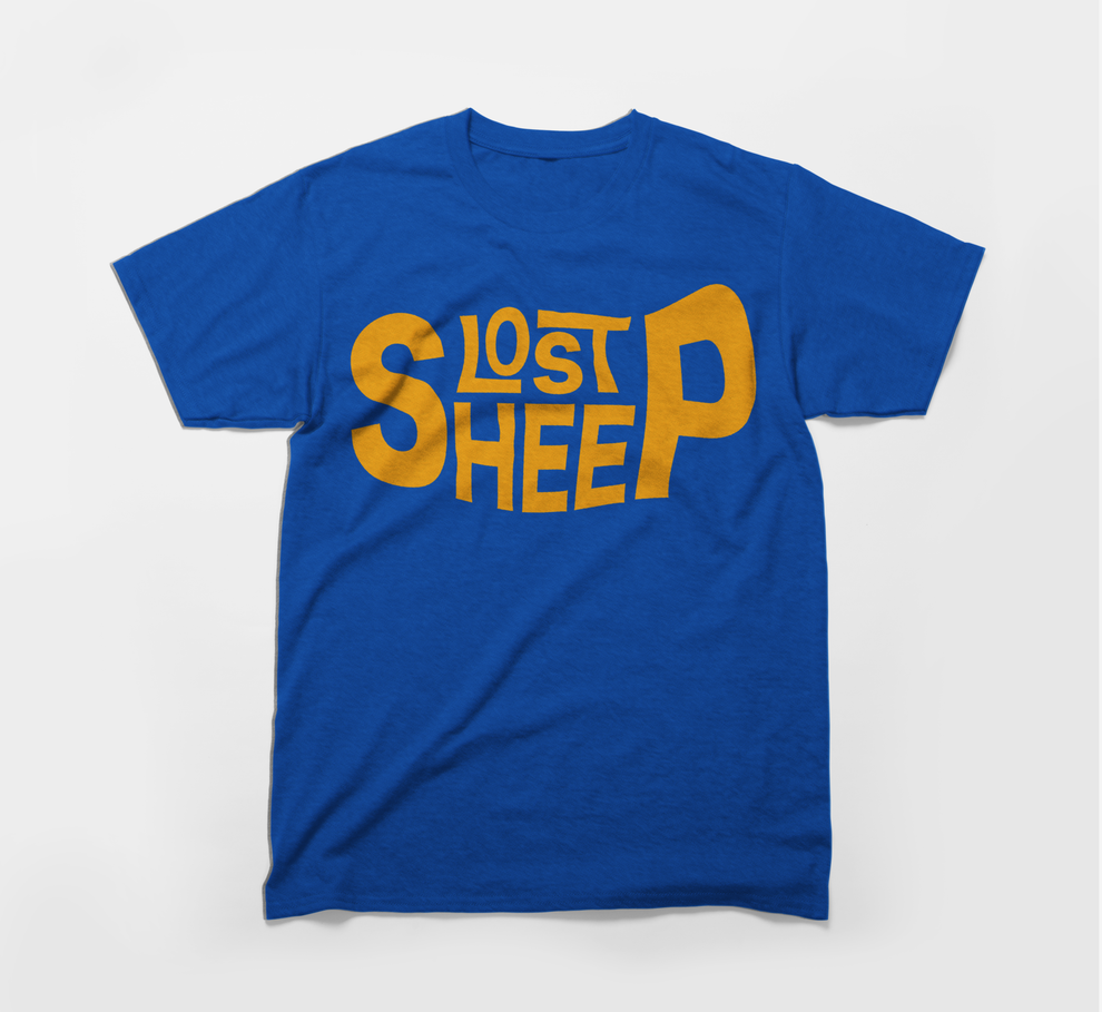 Mens Signature Lost Sheep Letters Icon T Shirt – LostSheepstore.com